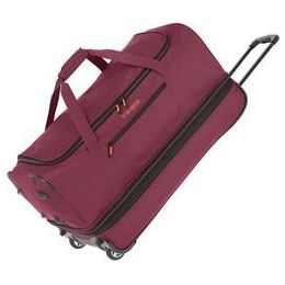 Travelite Basics Trolley Reisetasche 70 cm erweiterbar 2 Rollen - Rot