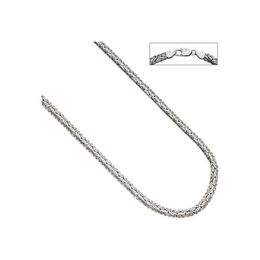 Jobo Silberkette, Königskette oval 925 Silber 45 cm, silberfarben