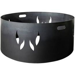 Tepro Funkenschutzgitter, für Feuerschale 60 cm, Stahlblech, schwarz