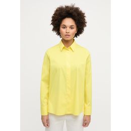 Hemdbluse Eterna "LOOSE FIT" Gr. 38, gelb (zitrone) Damen Blusen Hemdblusen