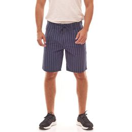 Only & Sons ONLY & SONS Shorts ONLY & SONS Herren Sommer-Hose Shorts Leo Life Freizeit-Hose Blau/Weiß
