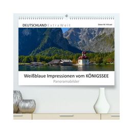 Calvendo Wandkalender Weißblaue Impressionen vom KÖNIGSSEE Panoramabilder (Premium