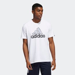 Adidas Sketch Badge of Sport Graphic Tee