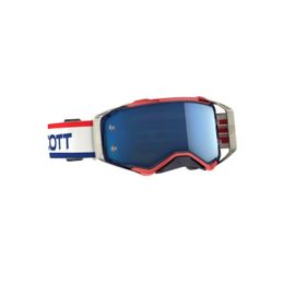 Scott Motorradbrille, blau|weiß