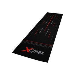 XQMAX Dartmatte Turnier Dartteppich 285x80cm Streifen Farbwahl