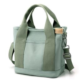 SOTOR Tragetasche Crossbody Tasche Handheld verdickte Leinwand Umhängetasche