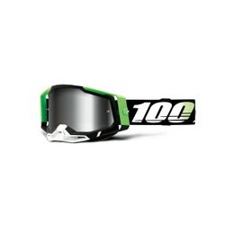 100% Motorradbrille, grün|schwarz