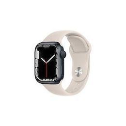 Apple Watch (Series 7) 2021 GPS 41 mm - Aluminium Mitternacht - Sportarmband Schwarz