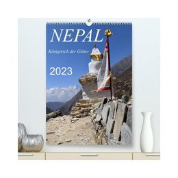 Calvendo Wandkalender Nepal- Königreich der Götter (Premium