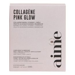 Aime - Collagen Pink Glow - Nahrungsergänzungsmittel - -pink Glow Boite De 10 Sticks Relaunch