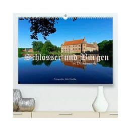 Calvendo Wandkalender Schlösser und Burgen in Dänemark 2023 (Premium