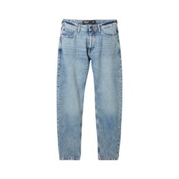 Tom Tailor Denim Herren Loose Straight Fit Jeans, blau, Uni, Gr. 36/34