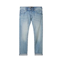 Tom Tailor Denim Herren Aedan Straight Jeans, blau, Uni, Gr. 32/36