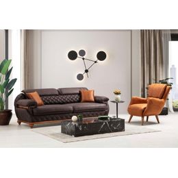 JVmoebel Wohnzimmer-Set Modern Komplett Wohnzimmer Set Sessel Sofa Couch Polster Sitzer