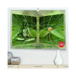 Calvendo Wandkalender Buddha und Yin Yang (Premium