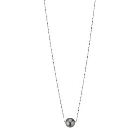 VANDENBERG Damen Perlenkette, 925er Silber mit Tahiti-Zuchtperle, silber