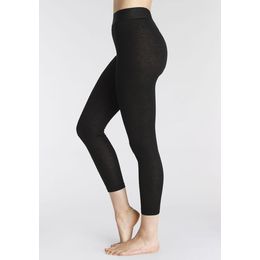 active by Lascana LASCANA ACTIVE Leggings schwarz Gr. 48/50 für Damen. Schmal