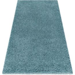 RUGSX Teppich soffi shaggy 5cm blau blue 160x220 cm