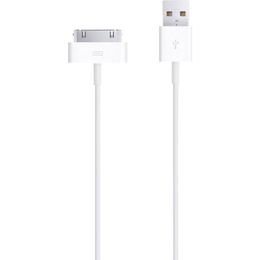 PCE Apple iPad, iPhone, iPod Anschlusskabel [1x usb 2.0 Stecker a - 1x Apple Dock-Stecker 30pol.] 1.00 m