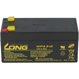 Kunglong - Bleiakku 12V 3,3Ah kompatibel EBC12-3.2 battery agm VdS