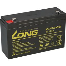 Kunglong - Bleiakku kompatibel Sealed Lead Acid Battery 6V 12Ah agm 10Ah