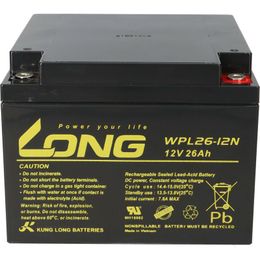 Kung Long WPL26-12N Pb Blei Akku 12V 26Ah longlife