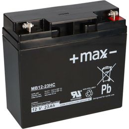 Bleiakku maxx 12V 23Ah MB12-23HC agm wiederaufladbar zyklenfest