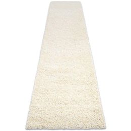 RUGSX Teppich, Läufer soffi shaggy 5cm creme - in die Küche, Halle, Korridor beige 70x250 cm
