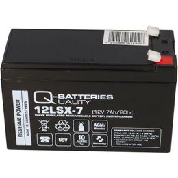 Q-Batteries 12LSX-7 12V 7Ah Blei-Vlies-Akku AGM 10 Jahre