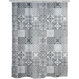 Duschvorhang Portugal, Textil (Polyester), 180 x 200 cm, waschbar, Mehrfarbig, Polyester mehrfarbig - mehrfarbig - Wenko