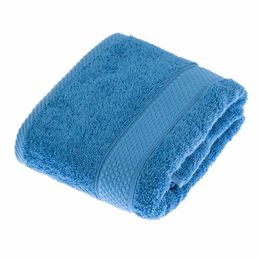 Homescapes - Frottee Handtuch 100% Baumwolle azurblau - Azurblau