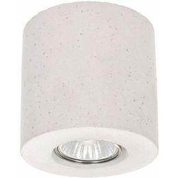 Licht-Erlebnisse - Betonlampe Flur Wohnzimmer Decke Spot marilla - Weiß