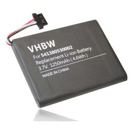 Li-Ion Akku 1250mAh (3.7V) kompatibel mit Navigation, gps Navman S20 ersetzt BP-LP1230. - vhbw