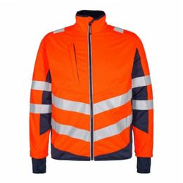 Engel - Warnschutz Softshell Jacke Safety 1158-237-10165 Gr. l orange/blue ink