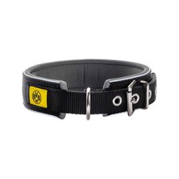 Hunter Tierbedarf Hunde-Halsband Halsband Neopren Reflect BVB schwarz/gelb