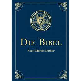 Die Bibel - Altes und Neues Testament. In Cabra-Leder gebunden mit Goldprägung - Martin Luther, Leder