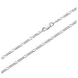 JEWLIX Silberkette 925 Silber Figarokette 2mm Länge wählbar inkl Etui FK0020 Länge 40cm