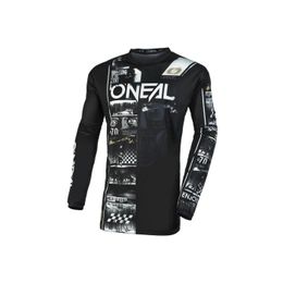 O Neal O’NEAL Motocross-Shirt, schwarz|weiß