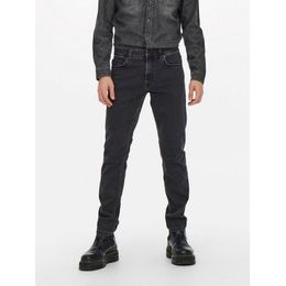 Only & Sons ONLY & SONS Regular-fit-Jeans Regular Fit Jeans Straight Denim Stretch Pants ONSWEFT (1-tlg) 3992 in Schwarz