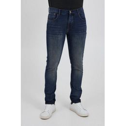 !Solid Slim-fit-Jeans Slim Fit Denim Jeans Stoned Washed Trousers SDTOMY (1-tlg) 4134 in Blau