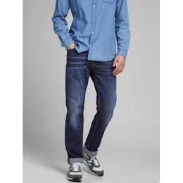 Jack & Jones Jack & Jones Regular-fit-Jeans Regular Fit Jeans Mid Waist Basic JJICLARK JJORIGINAL 5971 in Blau