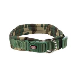 Trixie Hunde-Halsband Premium Halsband mit Neopren camouflage/waldgrün