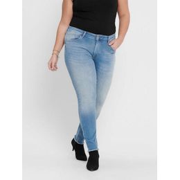 Only CARMAKOMA Skinny-fit-Jeans Skinny Stretch Jeans Curvy Plus Size Denim CARWILLY Übergröße (1-tlg) 3909 in Hellblau