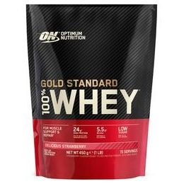 Optimum Nutrition Gold Standard Whey 450g Beutel / Delicious Strawberry