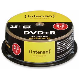 Intenso DVD+R Spindel (DoubleLayer), 25 Stück