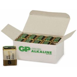GP 9V-Block-Batterie-Set SUPER Alkaline 10 Stück