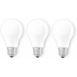 Osram LED-Lampe BASE A60, E27, EEK: E 7 W, 806 lm, 2700 K, 3 Stück