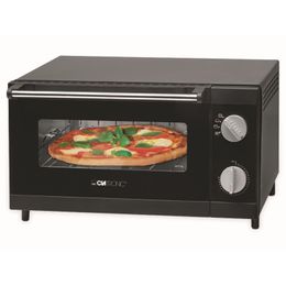Clatronic Multi Pizza-Ofen MPO 3520, 12 L, 1000 W, schwarz