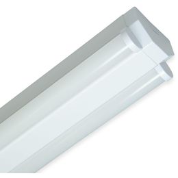 Müller Licht MÜLLER-LICHT LED Wand- und Deckenleuchte, 20300522, Basic 2/120, 60 W, 5000 lm, 4000 K, weiß
