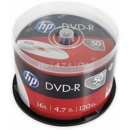 HP DVD-R 4.7GB, 120Min, 16x, Cakebox, 50 CDs